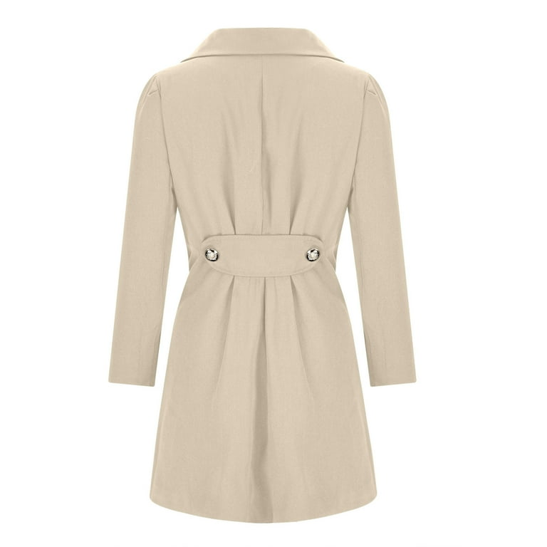 ShomPort Women's Double Breasted Trench Coats Mid-Length ShomPort Women's Double Breasted Trench Coats Mid-Length