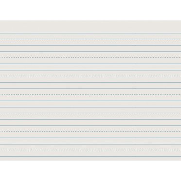 Pacon Skip-A-Line Ruled Newsprint Handwriting Paper, Grade 3, 11" x 8.5 ...