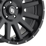 20" Black 107 Series Wheel by LRG Wheels 10729085712N - Walmart.com