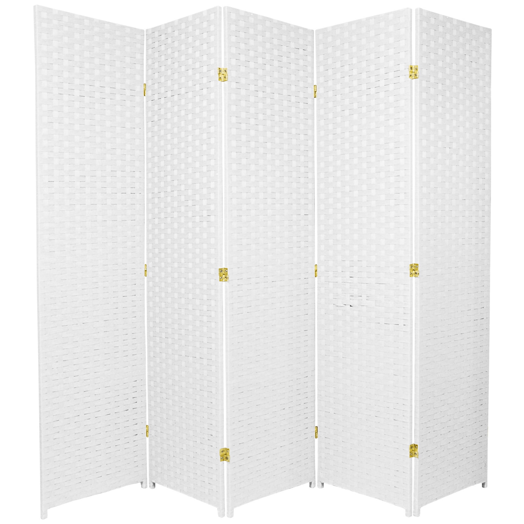 6 Ft Tall Woven Fiber Room Divider 5 Panel White Walmart 6-ft-tall-woven-fiber-room-divider-5-panel-white-walmart