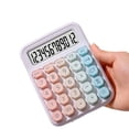 COM1950s Mini Desktop Calculator, Large Button Basic Calculator, Cute ...