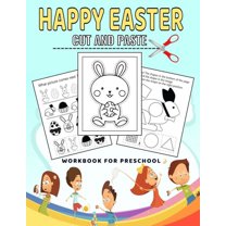 Cut and Paste Christmas Workbook For Kids Age 3-6 : Christmas Scissor ...