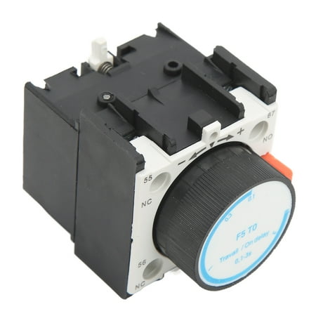 Delay Relay Auxiliary Contact, Dustproof Plastic Case 1NO 1NC Time ON ...