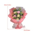 Artificial Flower Bouquets Soap Petals Flower Realistic Rose Bouquets ...