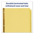 Preprinted Laminated Tab Dividers W/gold Reinforced Binding Edge, 31 ...
