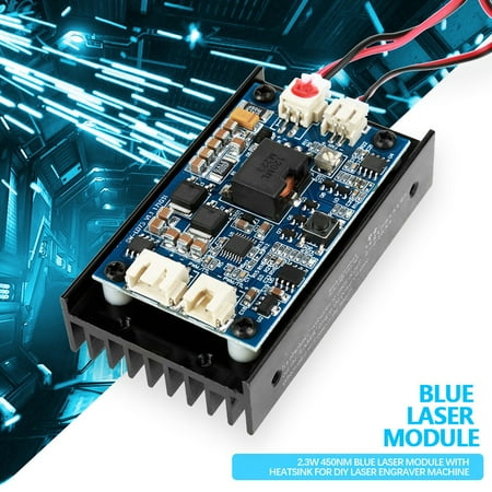 Blue Module, Industrial Large Cooling Fan CNC Module With Heatsink For ...