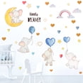 Cartoon Elephant Wall Art Mural, Self-Adhesive Removable Sticker Decal ...
