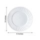 Efavormart 12 Pack - 6" White Flared Round Disposable Plastic Salad ...