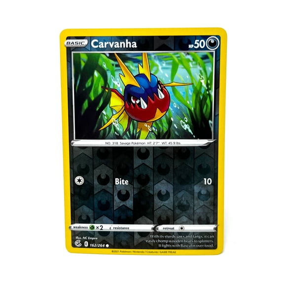 Carvanha Pokemon Card