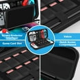 HEYSTOP Nintendo Switch Case, High Capacity Portable Switch Case with 8 Game Card Slots & Mesh ...