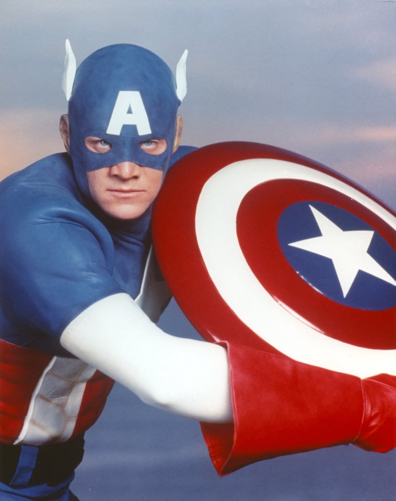 Captain America Close Up Portrait Photo Print (24 x 30) - Walmart.com