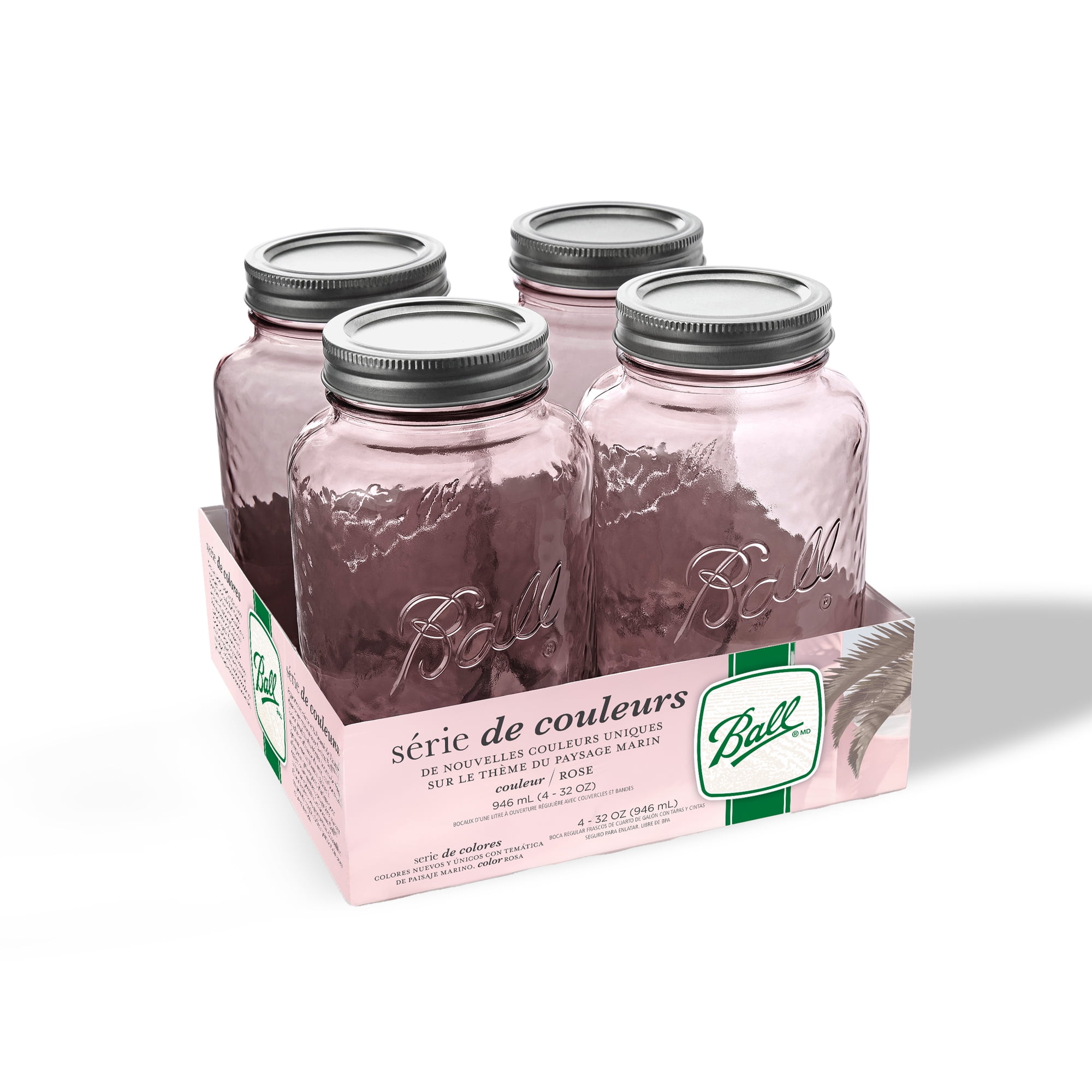 Click here for Ball 1 L Glass Regular Mouth Mason Jars With Lids... prices