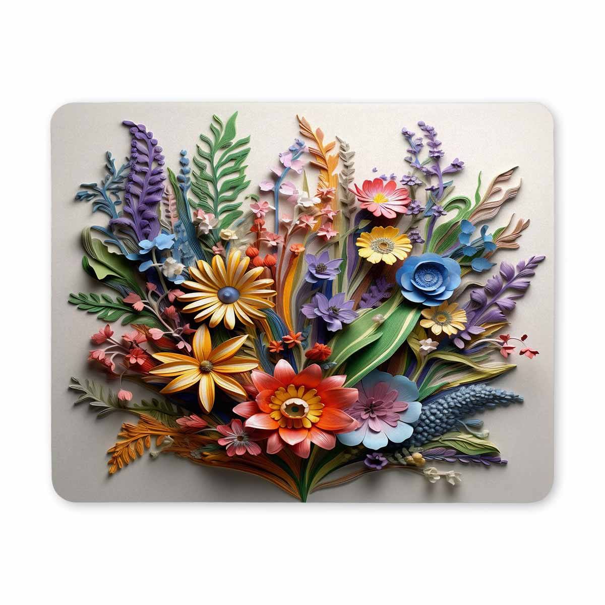 Computer Art Floral Mouse pad Design, high-end Texture Plant Mouse Pads ...