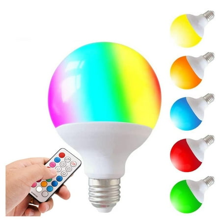 yingyy Colorful RGB Bulbs 4 Modes LED Light Bulb Smart RGB LED Bulb ...