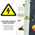 WAXIAYU Warning Electric Shock Labels Stickers for Electrical Safety ...
