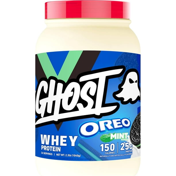 Ghost Whey Protein - Oreo mint flavor 2.3 lbs | Bodega Aurrera en línea