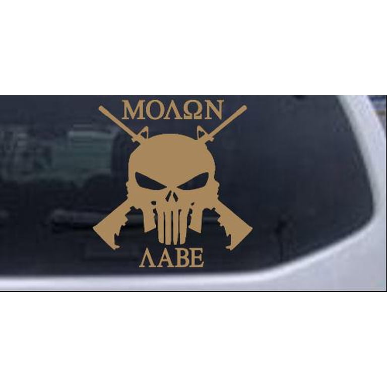 Molon Labe Skull