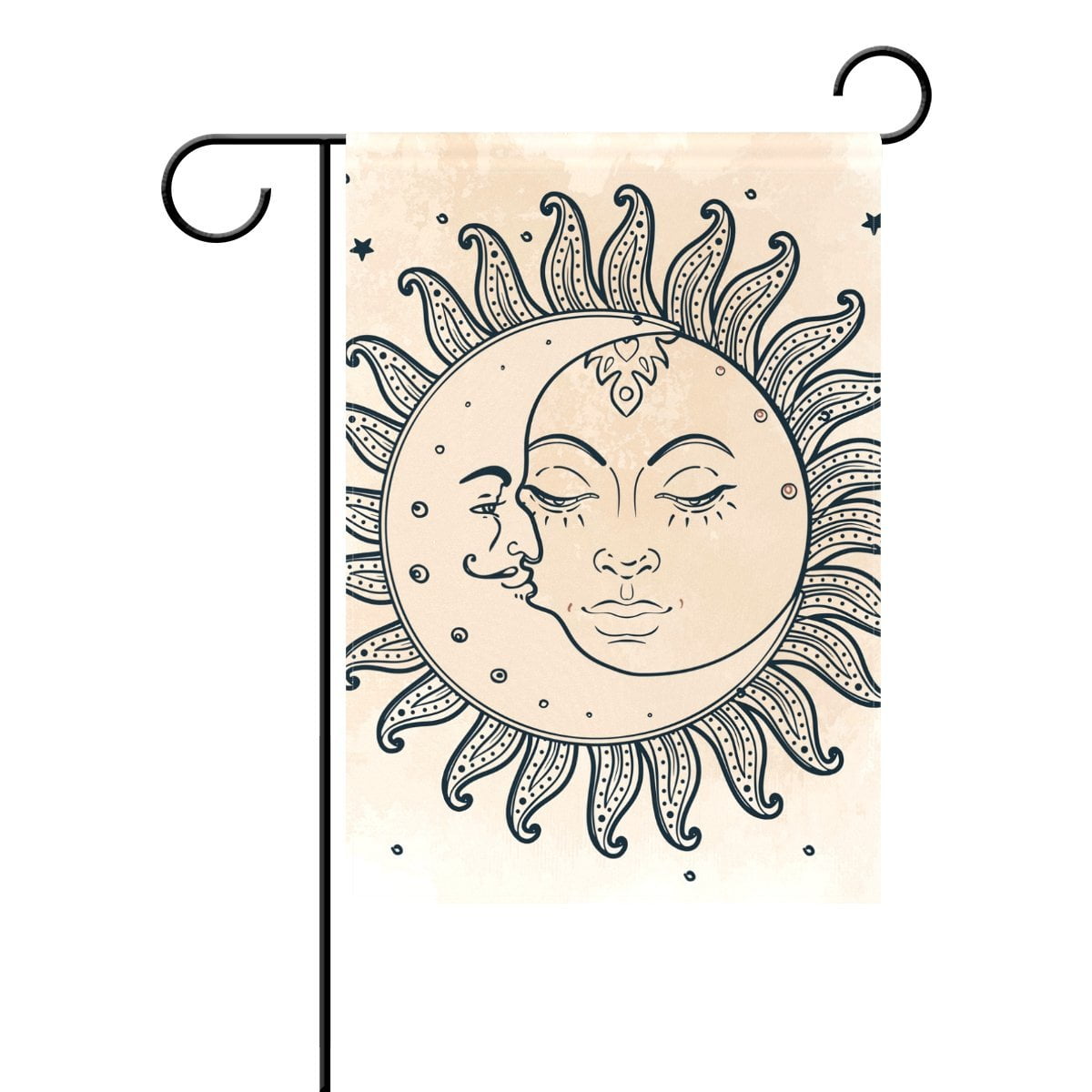 POPCreation Sun And Moon Garden Flag Summer Ocean Sea Sunset 28x40 ...
