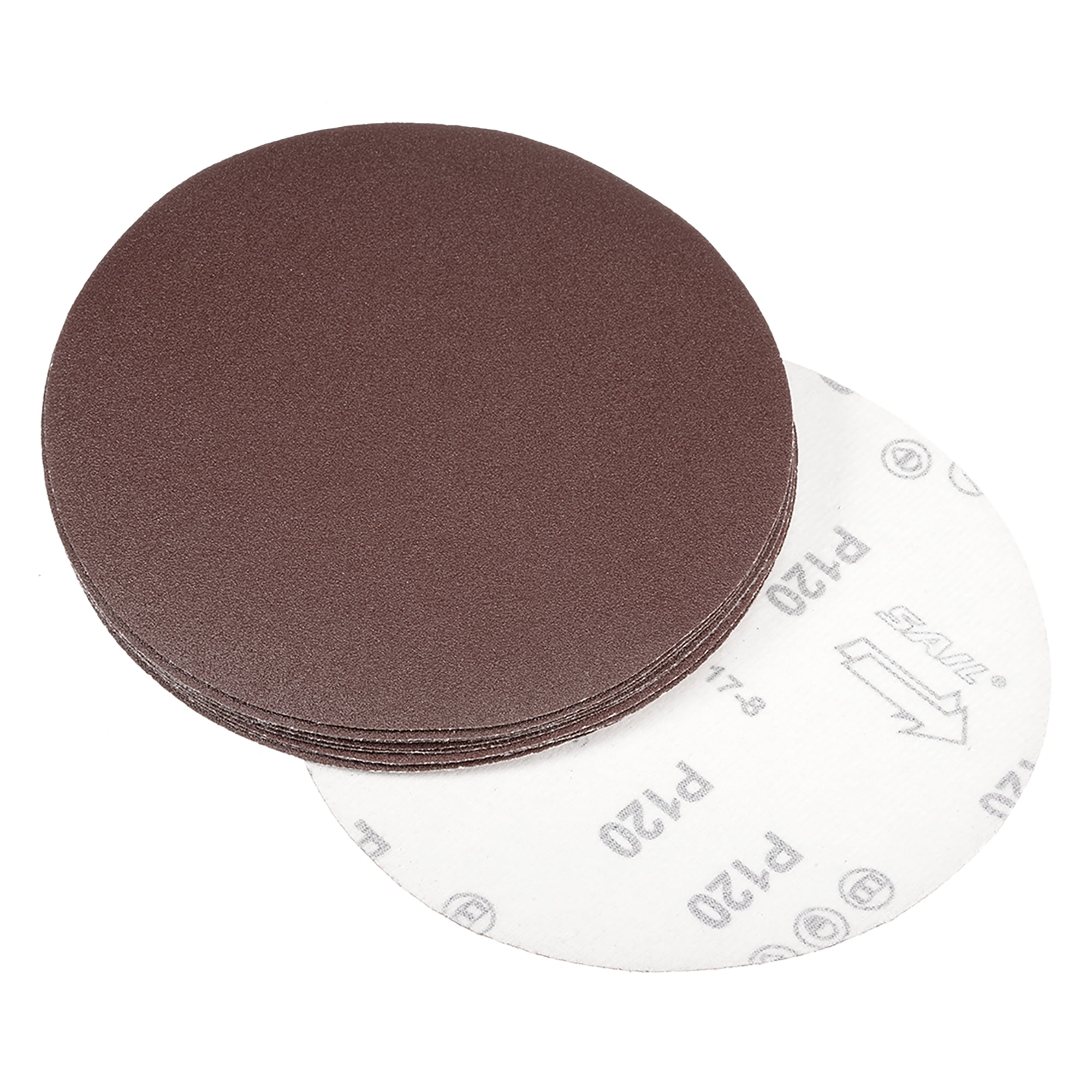 Unique Bargains 7 Inch Sanding Disc 120 Grits Flocking Sandpaper for ...