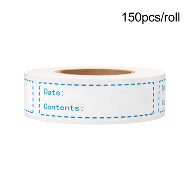 500pcs Writable Home Paper Sticker Freezer Food Label Self Adhesive ...