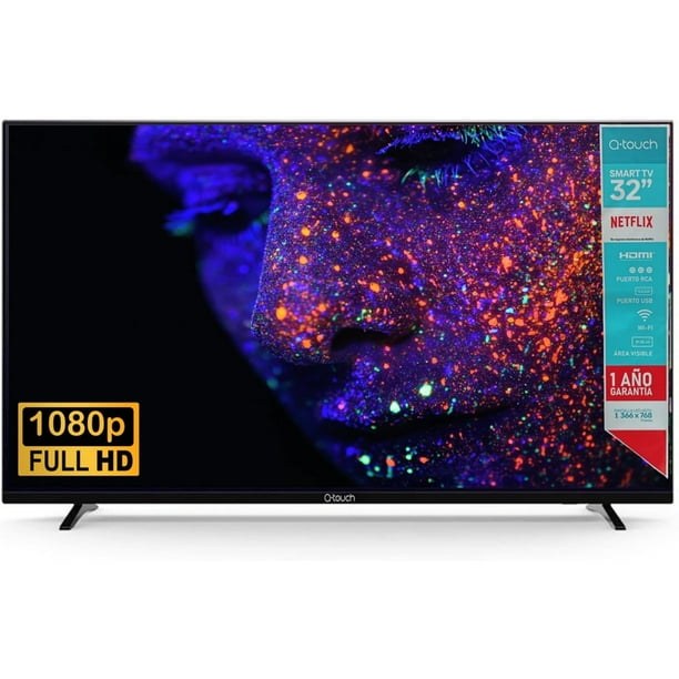 Smart tv Qtouch HD 32 pulgadas LED 720p WIFI 60Hz 2HDMI 2USB | Walmart ...