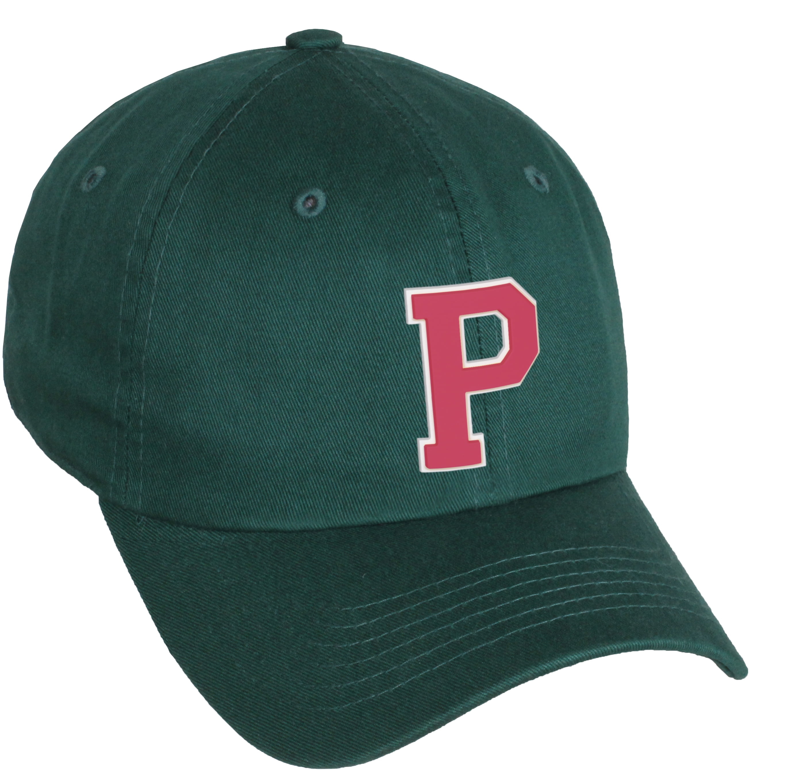 Daxton Classic 3D Varsity White Rose Initial Letters Baseball Dad Hat ...