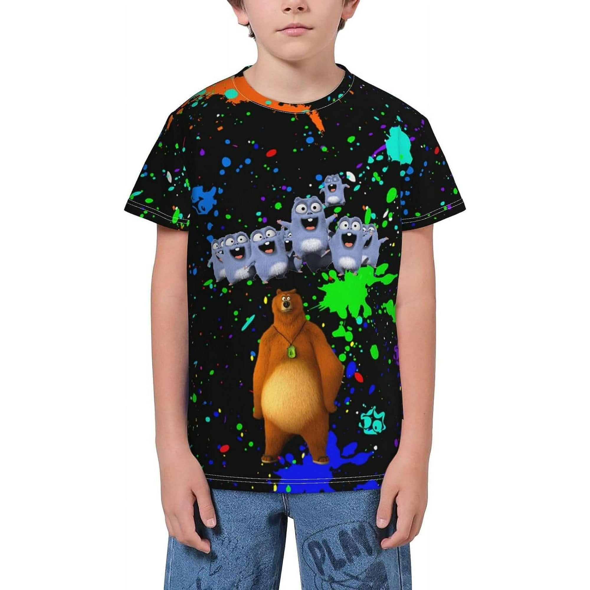 Click here for Cartoon Grizzly Lemmings Teenager T-Shirts Summer... prices