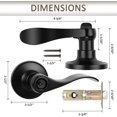 (3 Pack Keyed Alike Entry Door Lever [Lock with 3 Combo Keys],Locking ...
