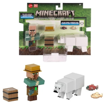 Minecraft 3.25-in Scale Hostile Wolf Action Figure & Accessory with ...