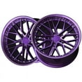 Xxr 571 18x8.5 5x114.3 25et Diamond Cut Purple wheel - Walmart.com