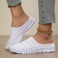 2026 Womens Breathable Knit Slip-On Walking Shoes Comfortable Backless ...