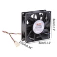lanema KZ8025B012U 8cm 80mm fan 12V 1.00A 4 Lines 4pin 4 Wire Connector ...