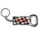 I'm Not Speeding I'm Qualifying Checkered Flag Keychain Key Chain Ring ...