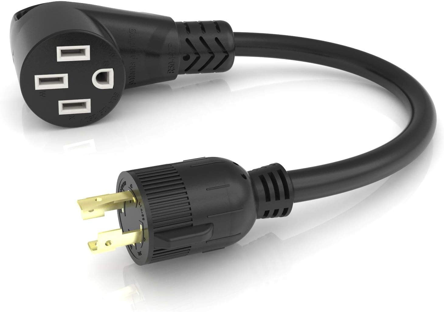 Furrion FP52GEN4-SB Pigtail Adapter 50A RV Connector to 30A 4-Prong ...