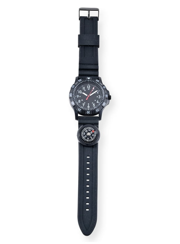 Military Watch With Compass