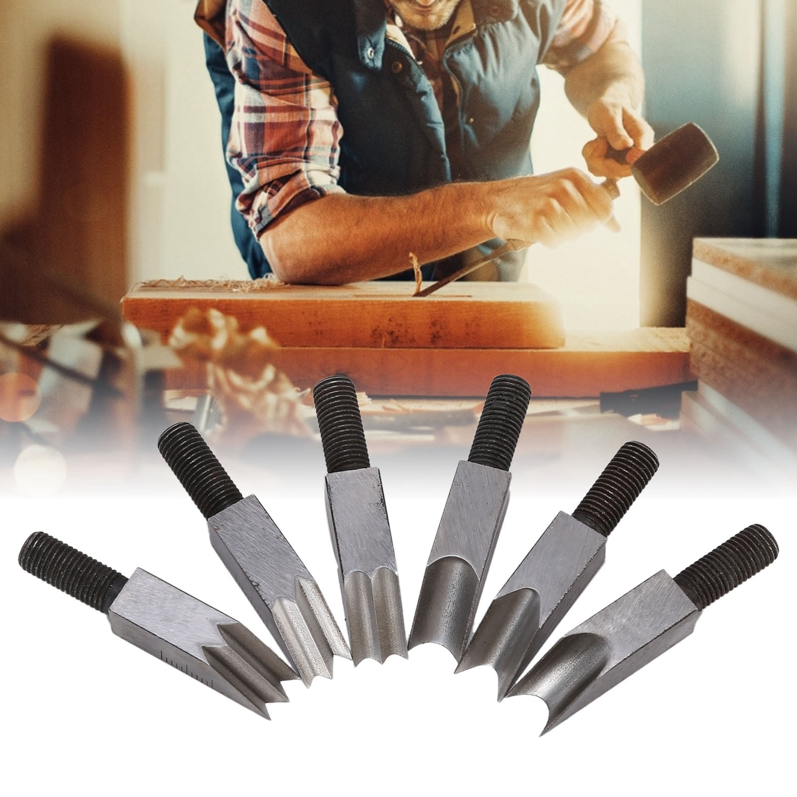 Hoja De Chaflán, 6 Tipos 6 Piezas Cabezales De Corte De Chaflán ...