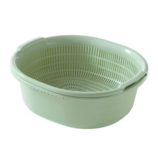 Sink Strainer Sieve Draining Board Dish Drainer Double-Layer Washing ...