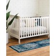 Unique Loom Kokulu Parker Rug Navy Blue/Ivory 2' 7" x 12' Runner Border ...