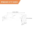 BESTYASH Clear Acrylic Pet Food and Water Bowl Double Feeder for Indoor ...