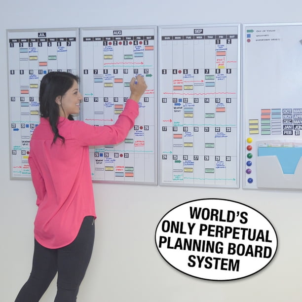 Ultimate Office ModMonthly™ Magnetic, Dry-Erase Planning Calendars (Set ...