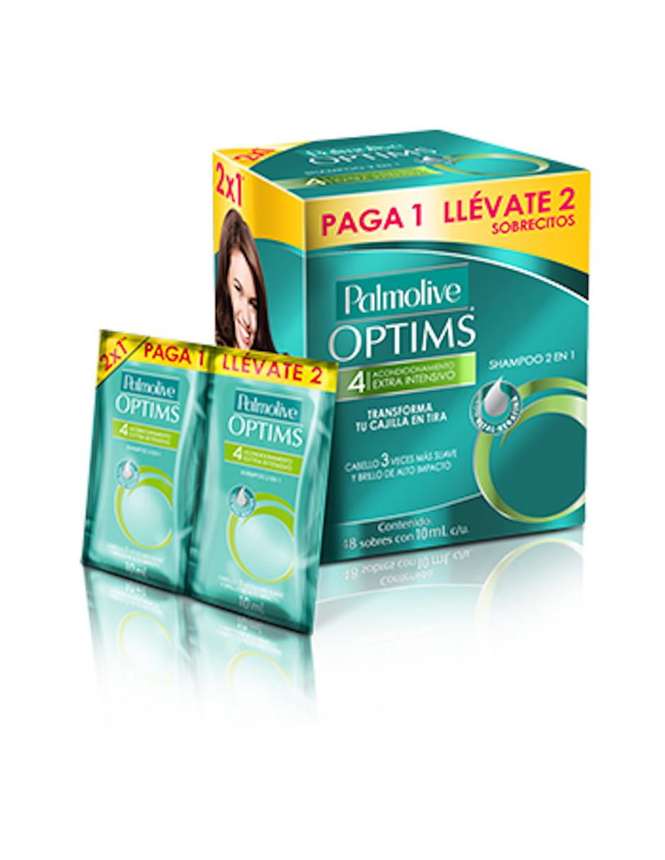 Pack de 24 Shampoo 2en1 Palmolive Optims 2x1 24/10 ml Palmolive 2 en 1 ...