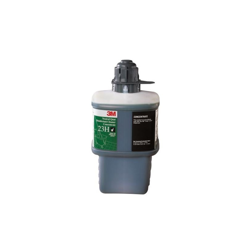 3M Twist 'n Fill 23H Neutral Quat Disinfectant Cleaner 2 Lliter Bottle ...