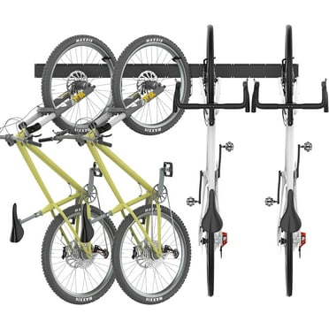 Bike Rack Garage Wall Mount, Swivel Bike Rack W/Stopper, Vertical Bike ...