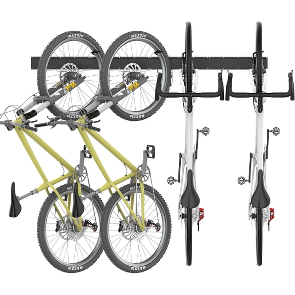FOLOYORI 1 Set Bike Wall Mount Hanger Space-saving Steel Rack for ...