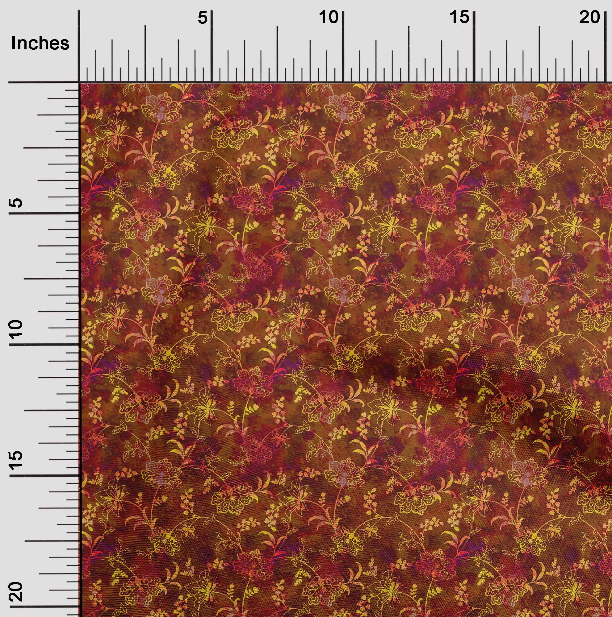 oneOone Velvet Brick Red Fabric Batik Diy Clothing Quilting Fabric ...