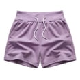 CQONEPT Women Cotton Shorts Knee Length Jogger Yoga Sweat Shorts ...