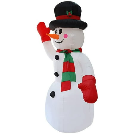 Christmas Inflatable Snowman,7.9ft Upgraded Lawn Inflatable with LED ...