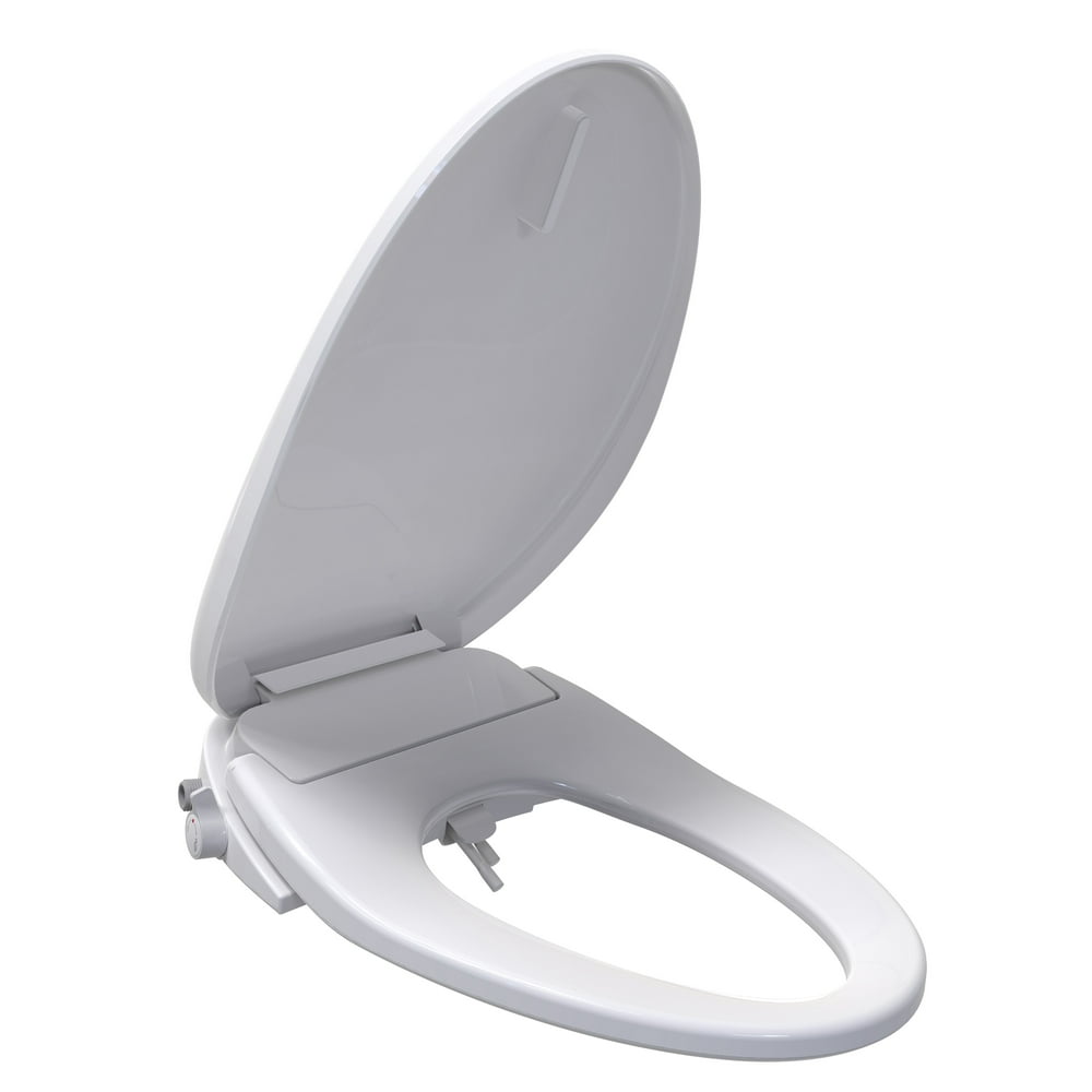 Gele WB002 Elongated Bidet Toilet Seat, Non-electric, Slow Close Seat ...