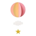 3-Pack Colorful Round Hot Air Balloon Paper Garland - 18-22 inch ...