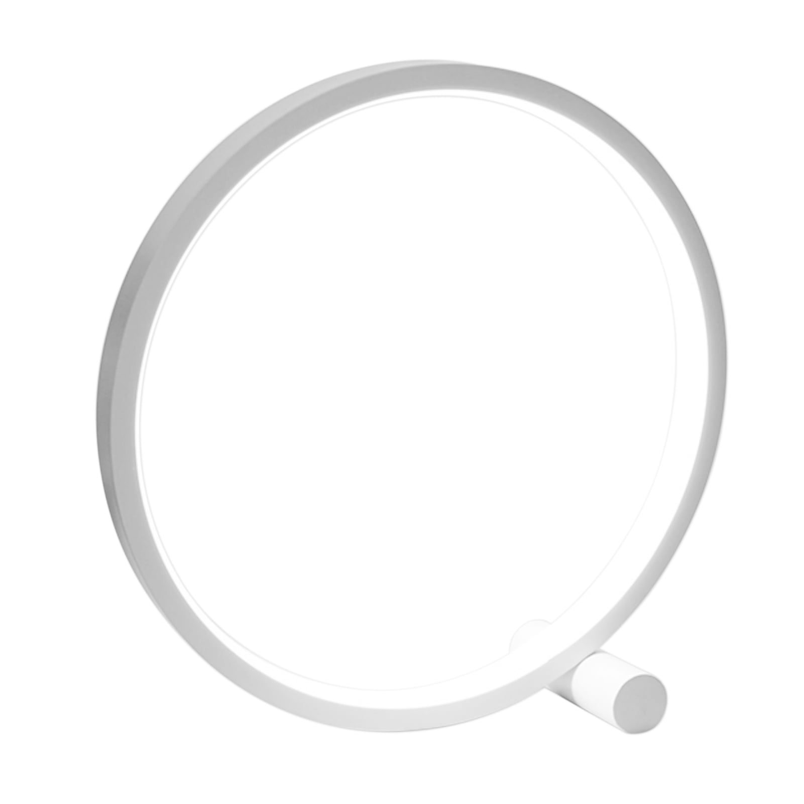 ammoon 25CM Round LEDs Table Lamp Modern Circular Design Nightstand ...